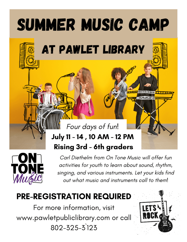 Children’s Programs – Pawlet Public Library