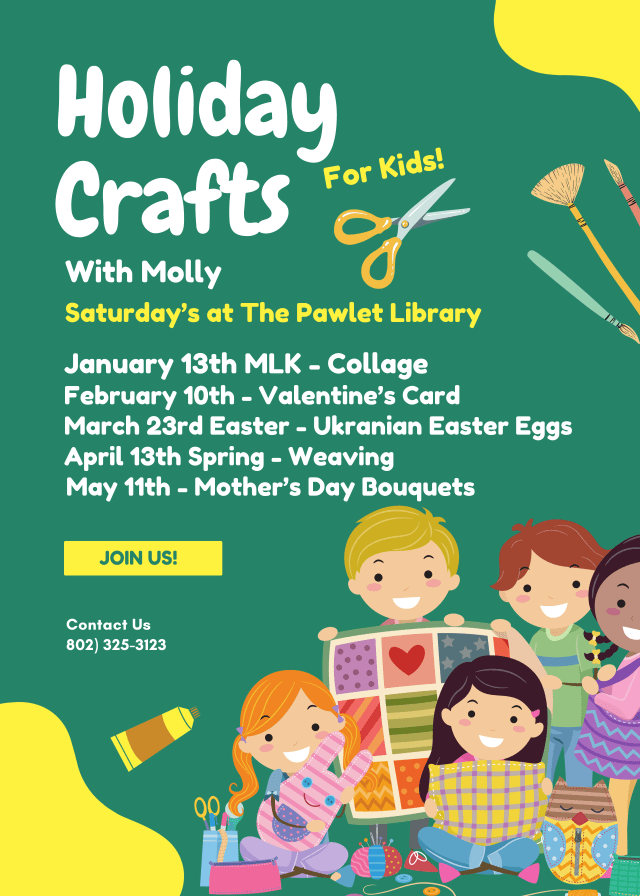 Children’s Programs – Pawlet Public Library